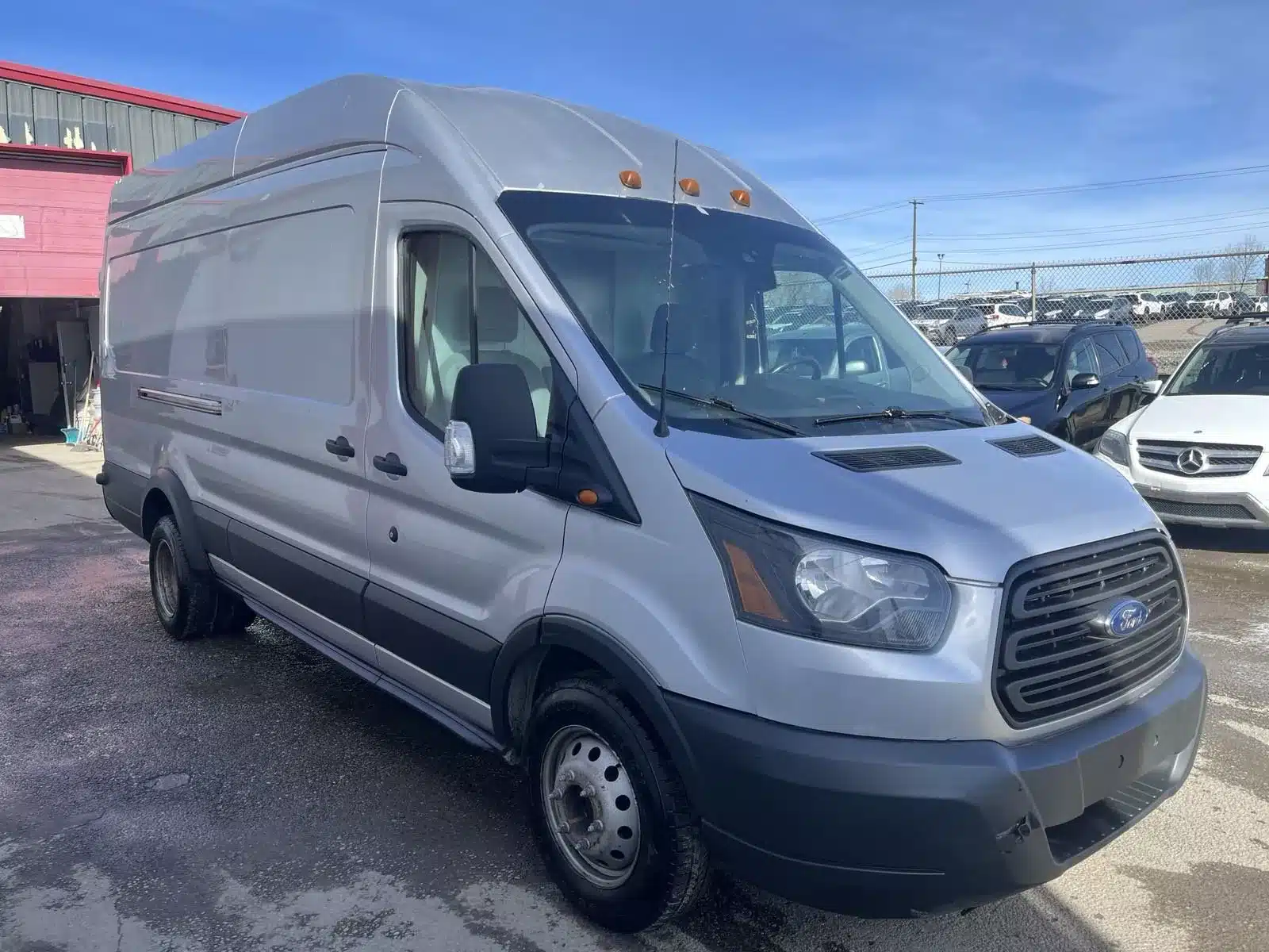 Used 2016 Ford Transit Cargo Van High Roof Dually Diesel T-350 HD ...